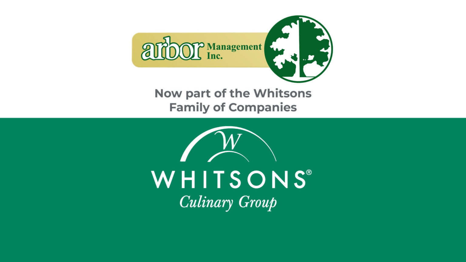 Whitsons Culinary Group Acquires Arbor Management, Inc. | Whitsons ...